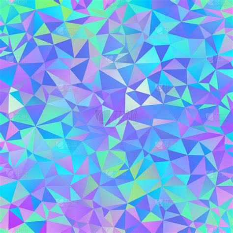 彩虹色的几何设计