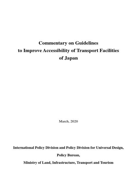 Japanese Reference Accessibility Standard Guideline Pdf Accessibility Disability