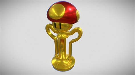 Mario Kart Trophy Download Free 3d Model By Oleonardofischer [ec44935