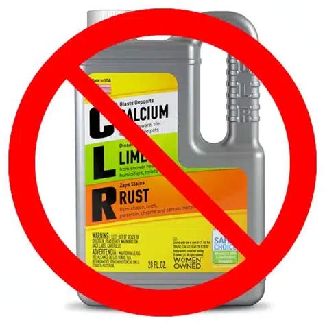 What Should You Not Use Clr On 6 Donts Cleannr