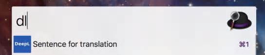 DeepL Translation Packal
