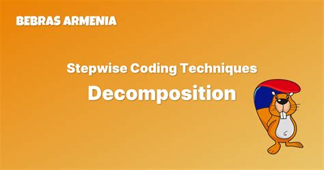 Stepwise Coding Techniques Bebras Armenia