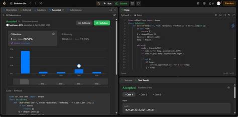 100daysofcode Day30 Leetcode Binarytree Bfs Python 100daysofcode