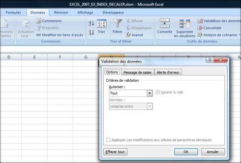 Excel 2007 Comment Faire Un Menu Dynamique Sur Excel En Moins De 5 Min Maitrise Excel
