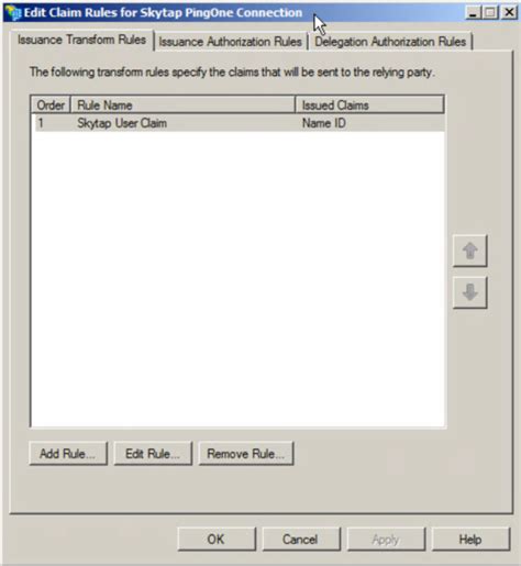 Configuring An Adfs Claim Rule For Sso Skytap Help And Documentation