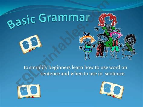 ESL English PowerPoints Grammar