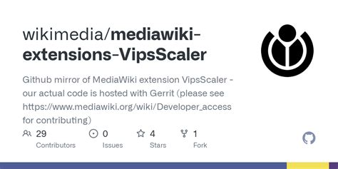 GitHub Wikimedia Mediawiki Extensions VipsScaler Github Mirror Of MediaWiki Extension