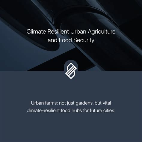 Climate Resilient Urban Agriculture And Food Security → Scenario