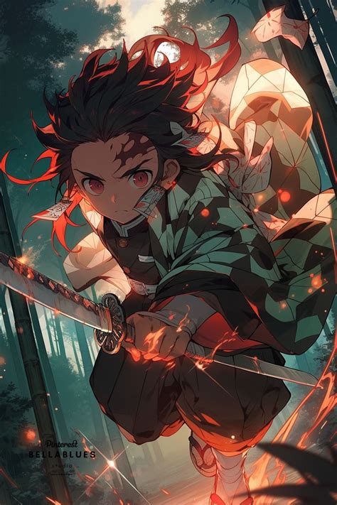 Tanjiro Kamado Pixel Art Wallpapers Cool Demon Slayer Wallpaper