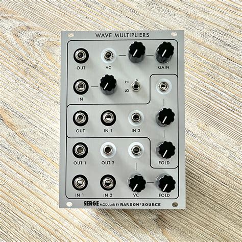 Random Source Serge Wave Multipliers Vcm Silver Reverb