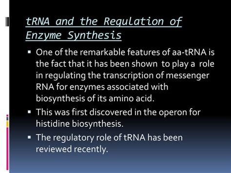 Trna Structure And Function Pptx