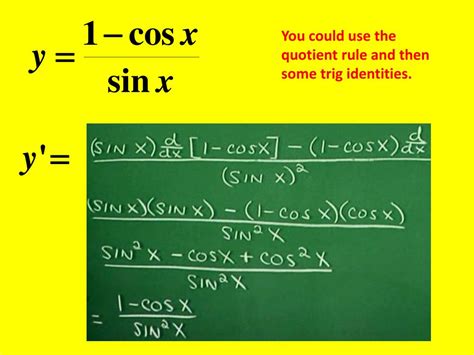 PPT Differentiating Trig Functions PowerPoint Presentation Free Download ID