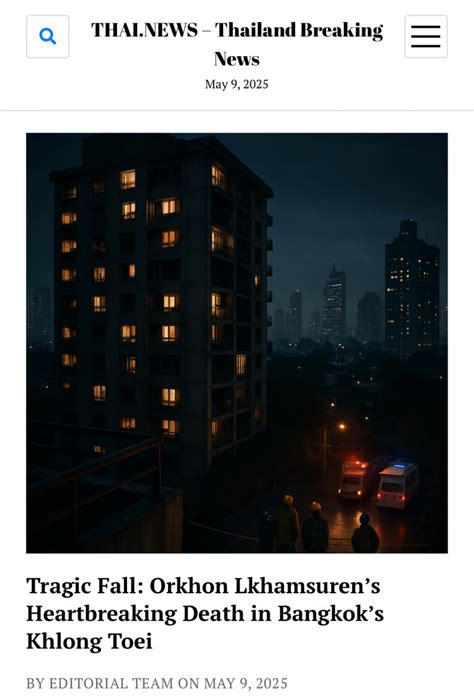 Тайланд улсад суугаа Элчин сайд А Төмөрийн эхнэр 17 давхраас унаж нас баржээ