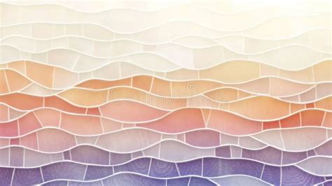 Abstract Wave Pattern With Soft Gradient Colors Creating A Soothing Visual Effect Stock
