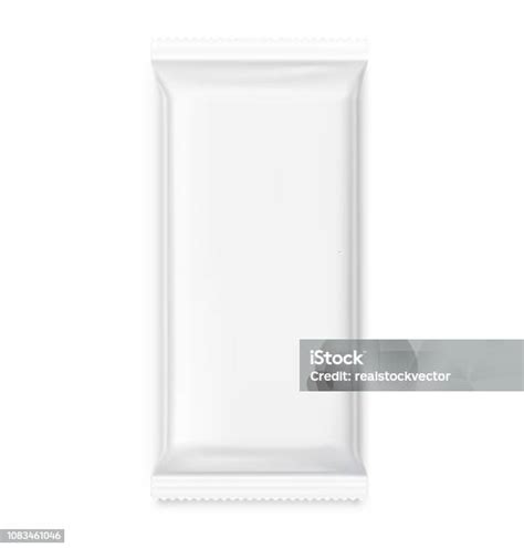 현실적인 초콜릿 바 이랑 전면 보기 벡터 그림을 흰색 배경에 고립입니다 가득 찬에 대한 스톡 벡터 아트 및 기타 이미지 가득