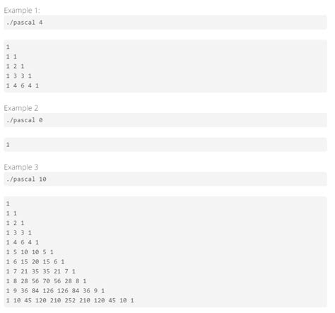 Solved Pascal S Triangle You Are Tasked With Writing A Chegg