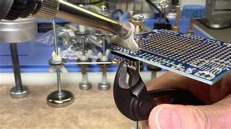 Arduino Giga R How To Unsolder The Three Pins Off Ground And RTC Clock Battery Pins