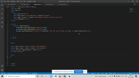 Add Two Numbers Using Javascript Dom Telugu Tech Iitian Youtube