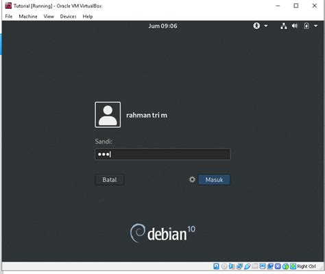 Tutorial Instalasi Linux Debian 10 Pada Software Virtual Box