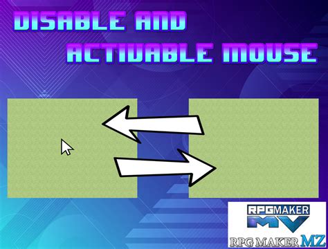 disable and activable mouse rpg maker mv mz by eroik styler