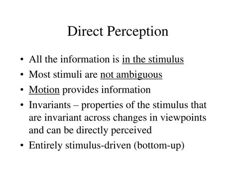 Ppt Perception Powerpoint Presentation Free Download Id 1119737