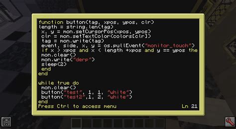 monitor touch screen program r computercraft