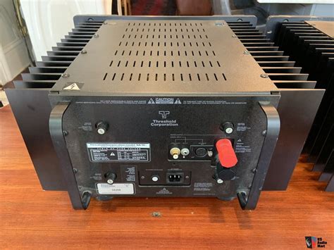 Threshold Sa 10e Monoblock Power Amplifiers Extremely Rare Photo