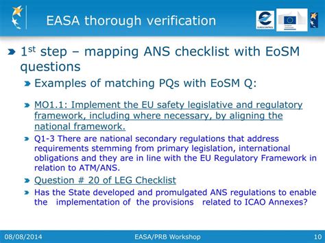 Ppt Easa Verification Powerpoint Presentation Free Download Id 3036269