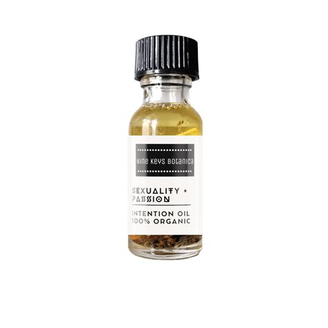 Sexuality And Passion Oil Organic Nine Keys Botanica