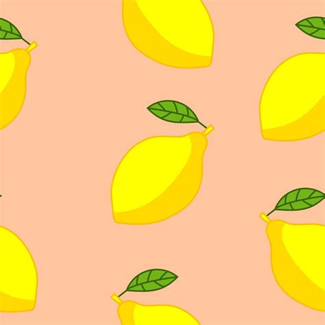 Lemon Pattern Premium Vector Illustration 17557360 Vector Art At Vecteezy