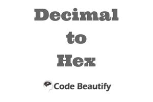 Best Decimal To Hex Converter Online