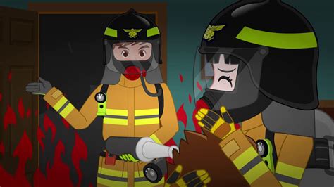 직업 프린세스 소방관 프린세스 2 위험에 빠진 푸름이 소방관의 희생정신 직업놀이★지니키즈 Youtube