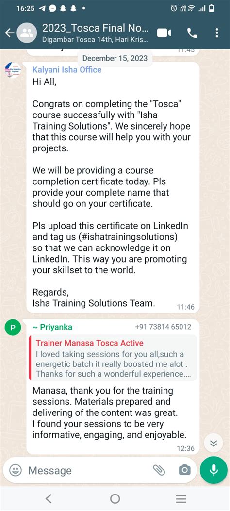Tricentis Tosca Automation Training Isha