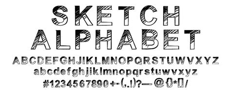 손으로 그린 서체 그려진 벡터 문자 소문자 및 대문자 디자인에 대한 타이포그래피 알파벳 로고 서체 카드 그래피티에 대한 스톡 벡터 아트 및 기타 이미지 Istock