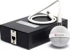 Poly Poly IP Ceiling Microphone Array White Contains Electronics Interface Wall Plate One IP