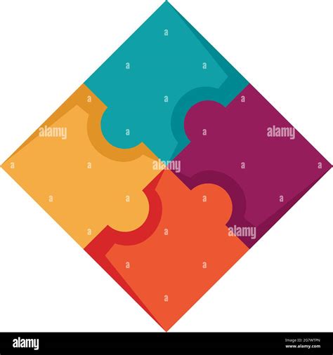 Sequence Puzzle Icon Flat Illustration Of Sequence Puzzle Vector Icon Isolated On White