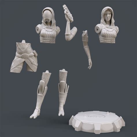 Tali Zorah Mass Effect 3d Model 3d Printable Cgtrader