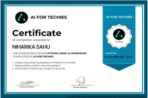 niharika sahu on linkedin python ai aifortechies