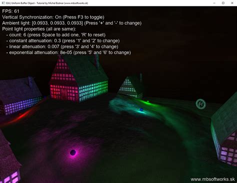 024 Uniform Buffer Object Opengl 4 Tutorials Megabyte Softworks
