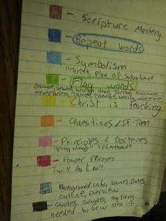 Create Your Own Scripture Marking Legend This Will Help You As You Get Started Marking Your