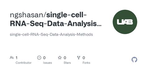 Github Ngshasansingle Cell Rna Seq Data Analysis Methods Single