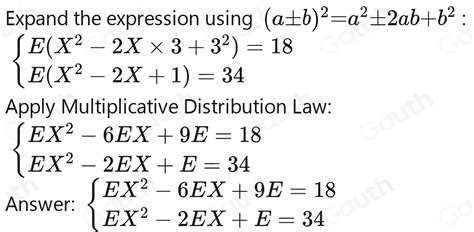 Solved If A Random Variable X Is Defined Such That E X 32 18 And