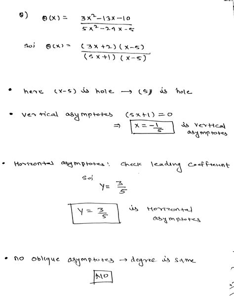 [solved] Find The Vertical Horizontal And Oblique Asymptotes If Any Of Course Hero