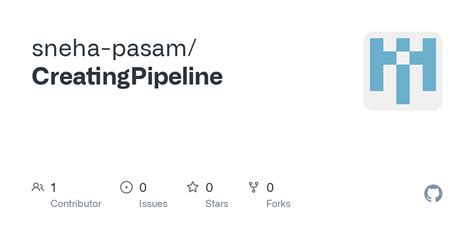 GitHub Sneha Pasam CreatingPipeline