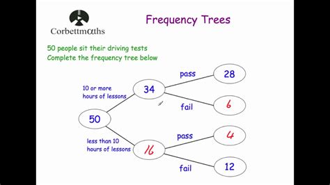 Frequency Trees Corbettmaths Youtube