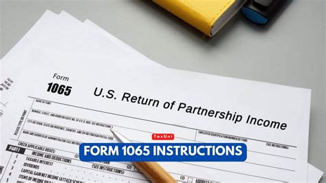 Form 1065 Instructions 2025 2026