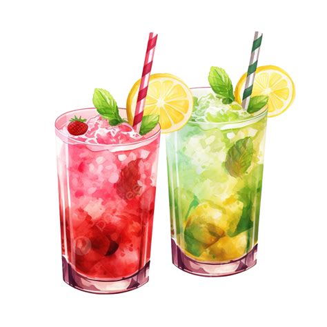 칵테일 음료 수채화 Png 일러스트 Psd 및 클립 아트에 대한 무료 다운로드 Pngtree