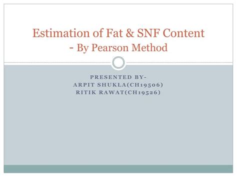 Pearson Methodpptx