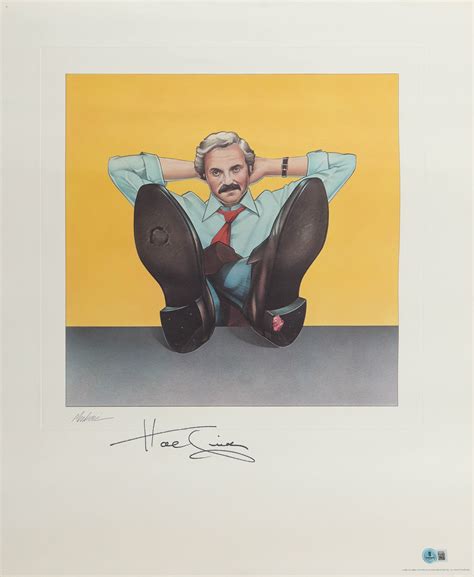 Hal Linden Signed Barney Miller 20x24 Art Print Beckett Pristine