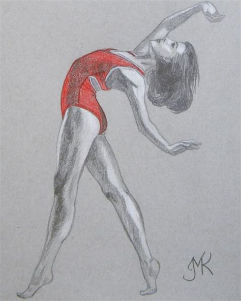 Гимнастки Картинки Нарисованные Карандашом — Картинки фотографии